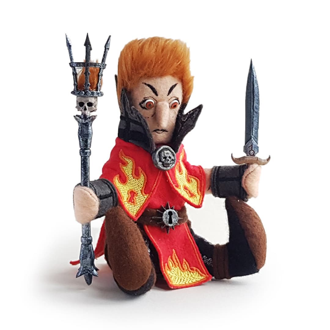 Sienna Fuegonasus - Hero - Bright Wizard - 3D - Handmade Felt Plushie - Vermintide - Aos -end ...