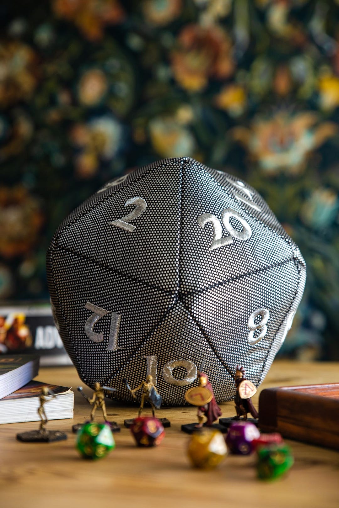 Metalcore - D20 Dice Plush, RPG Accessory, D&D Tabletop Gamer Gift ...