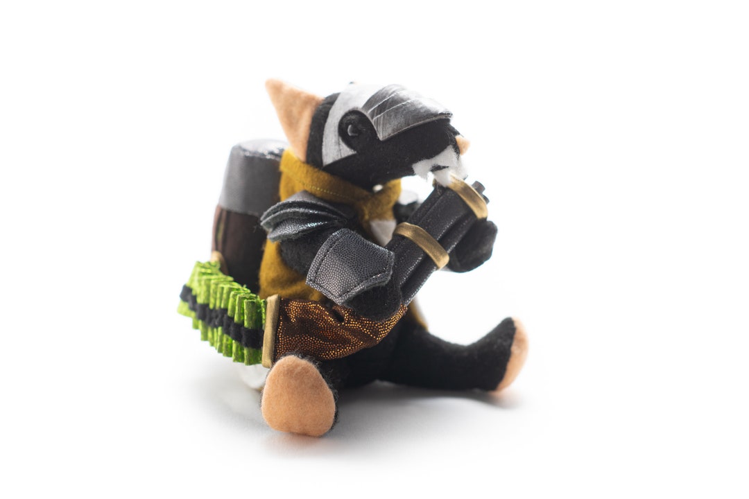 RATLING GUNNER - Skaven - 3D - BLACK - Handmade Felt Plushie ...