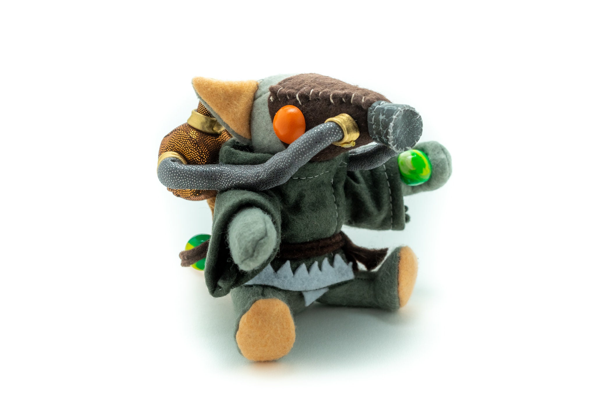 POISON WIND GLOBADIER Skaven Metallic Handmade Felt - Etsy Israel