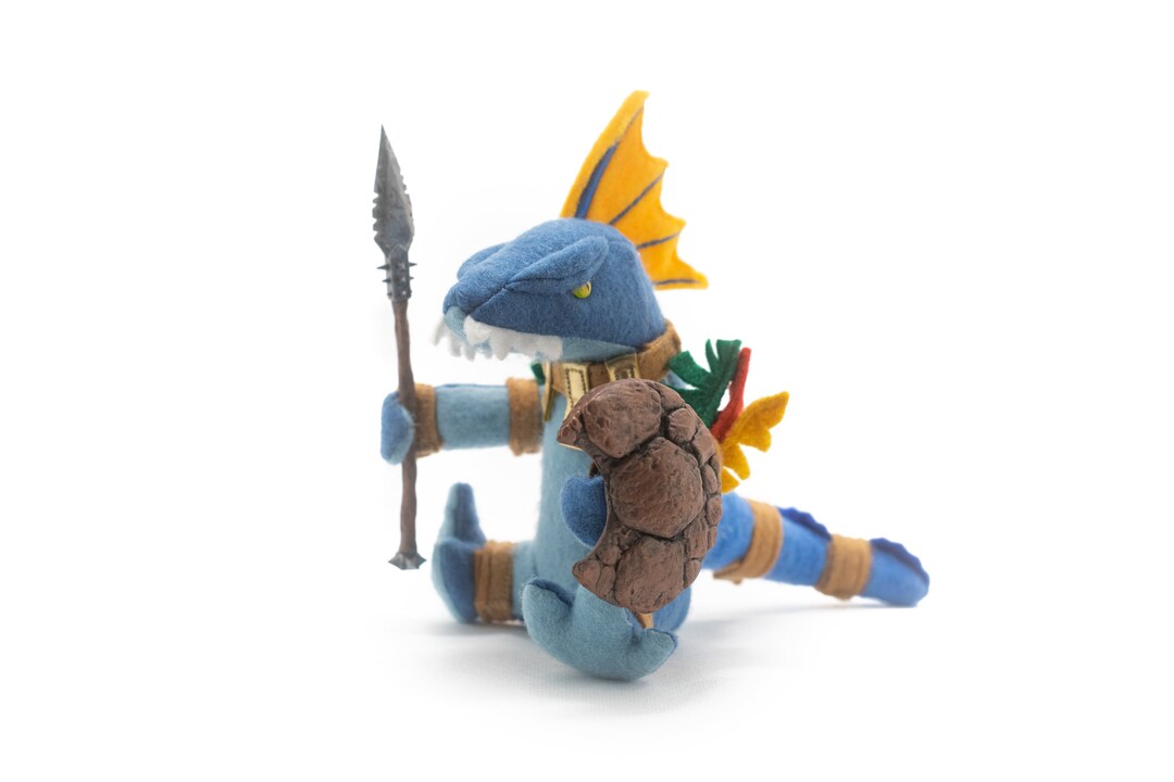 Skink - Lizardmen Plush – Grimdark Handmade Toy for Tabletop ...