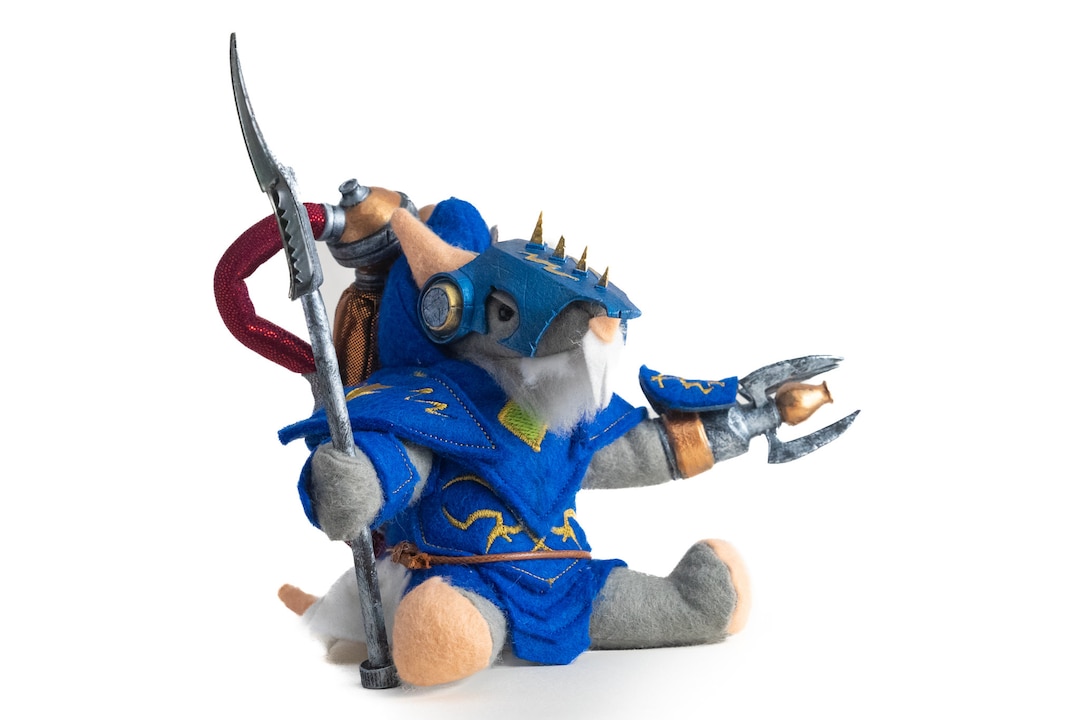 IKIT CLAW Skaven 3D Handmade Felt Plushie Vermintide End Times Total ...