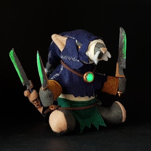 Deathmaster Sniktch - Ratmen Plush – Grimdark Handmade Toy for Tabletop ...