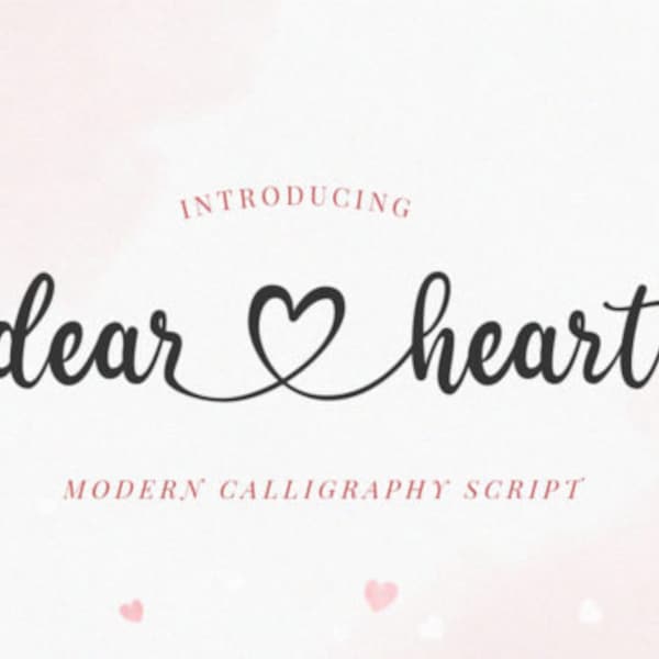 Heart Font Svg - Etsy
