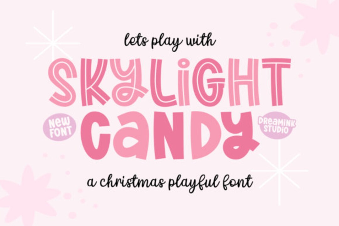 Skylight Candy Font Handwritten Font Font for Cricut Font - Etsy Australia