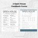 5 Editable Open House Forms | Canva | Sign-in & Feedback Templates for ...