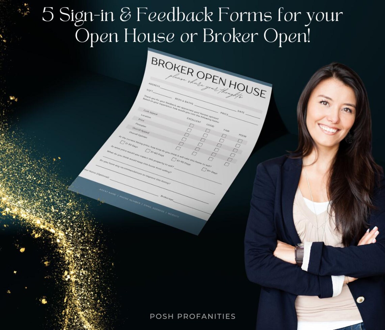 5 Editable Open House Forms | Canva | Sign-in & Feedback Templates for ...