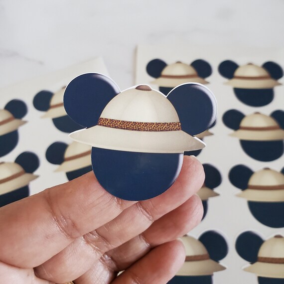 18 Mickey Mouse Safari labels - Mickey Mouse safari stickers birthday ...