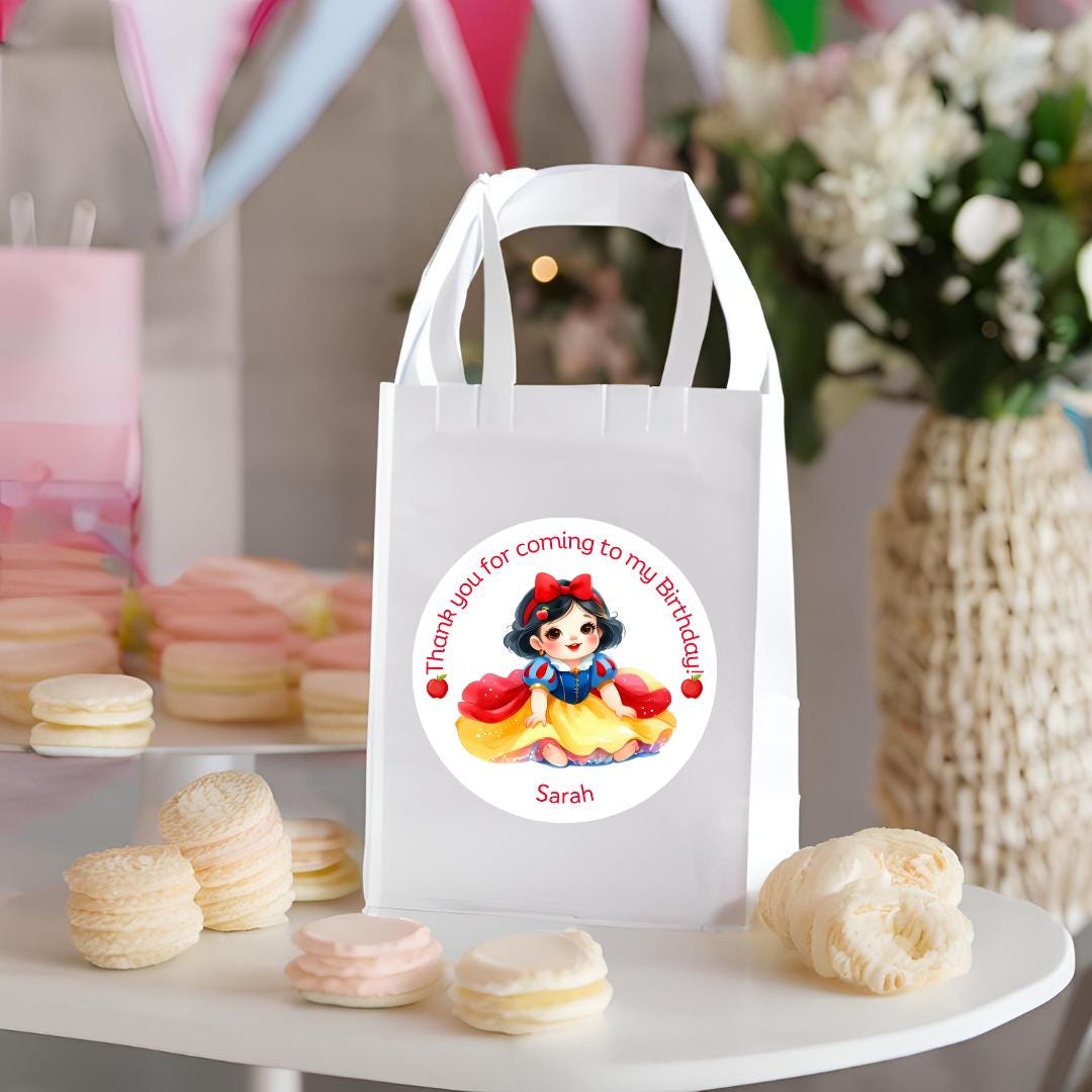 Baby Princess Thank You Stickers, Princess Birthday Party Theme, Baby ...