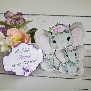 Baby Elephant Baby Shower Girls, Elephant Party Decoration, Elephant ...