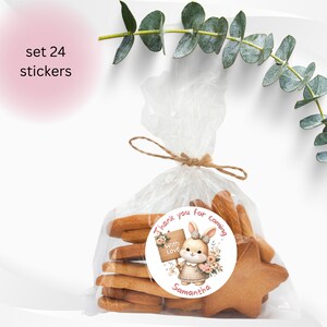 Some Bunny is One, Birthday Bunny Sticker, Pink Bunny Birthday Theme ...