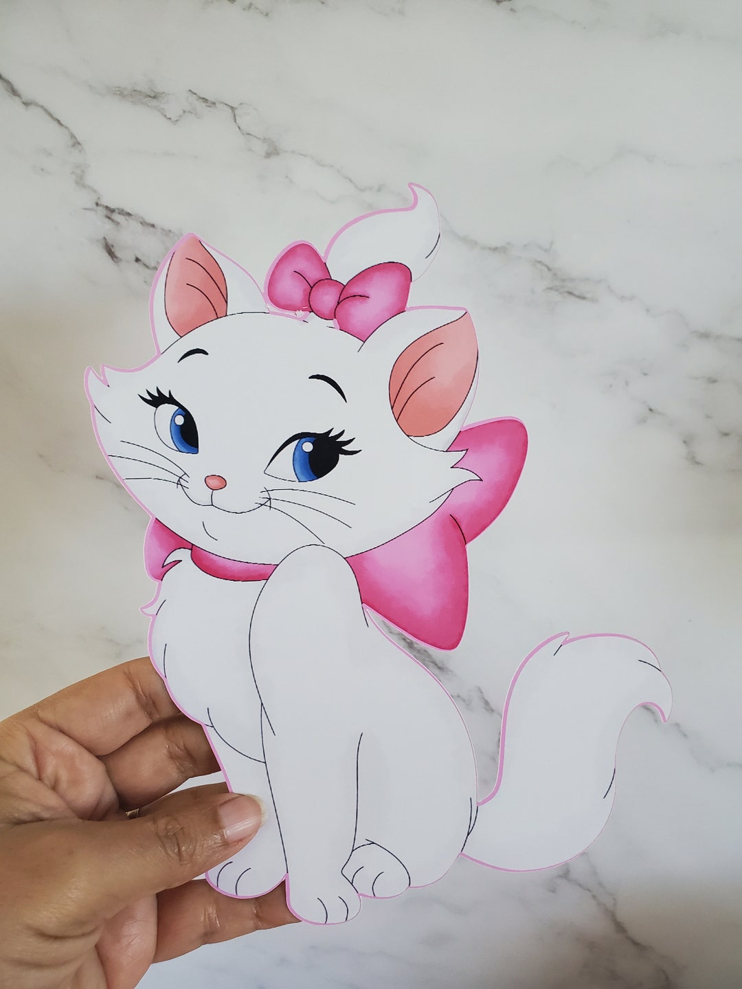 Marie Aristocats Die Cuts, Marie Birthday Party Decoration, Marie ...