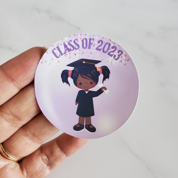 24 girl graduation sticker class of 2023 - class of 2023 labels ...