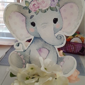 Baby Elephant Baby Shower Girls, Elephant Party Decoration, Elephant ...
