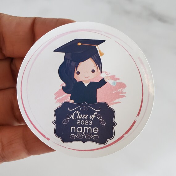 24 girl graduation sticker class of 2023 - class of 2023 labels ...