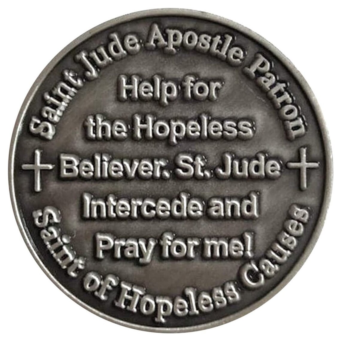Saint Jude Medals Catholic Coin Charm Gifts - Etsy New Zealand