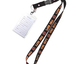 Firefighter Lanyard - Etsy