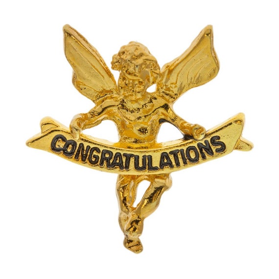 2 Congratulations Angel Gift Pins | Etsy