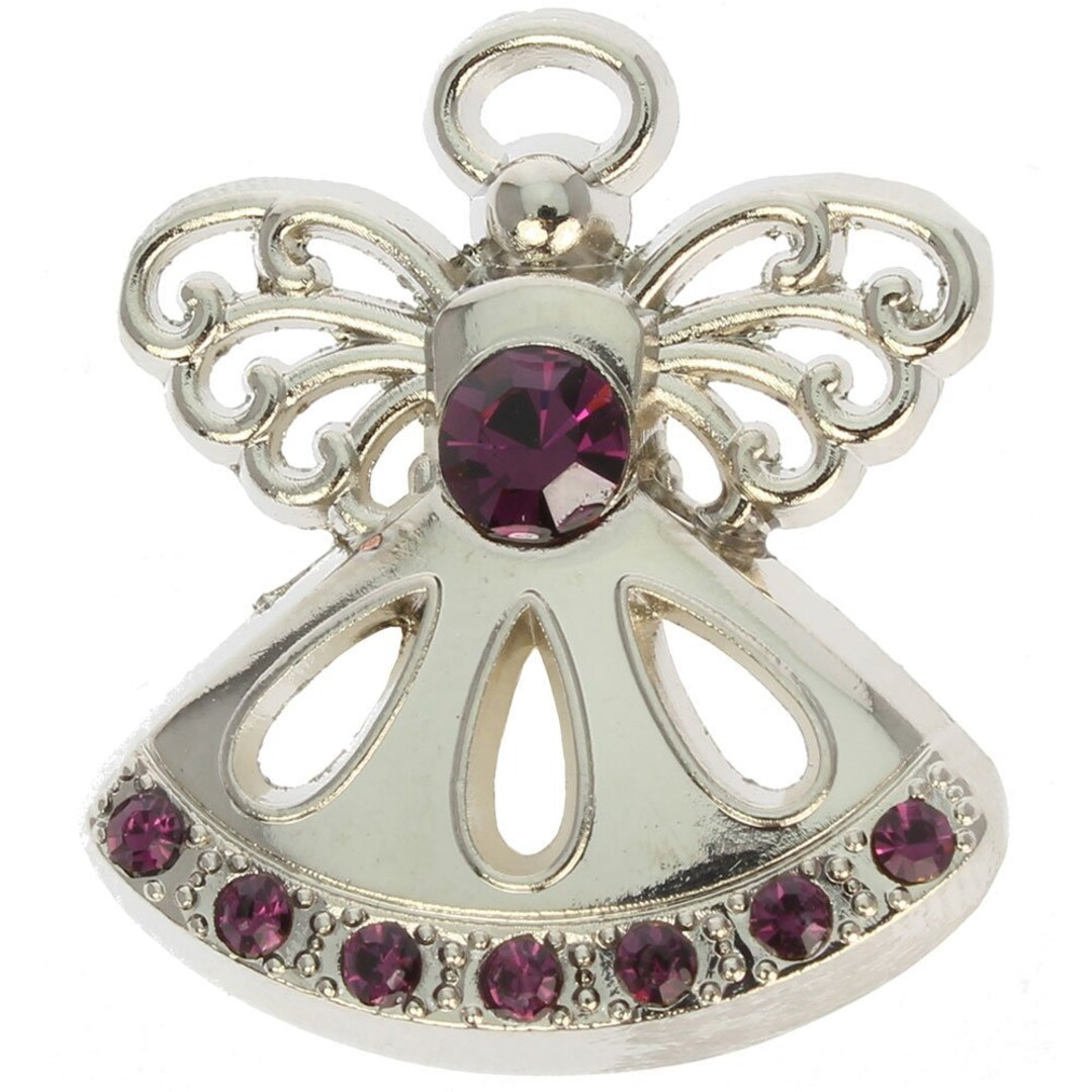 Elegant Birthstone Guardian Angel Pins Birthstone Jewelry - Etsy