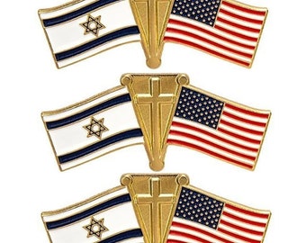 Israel Flag Pins | Etsy