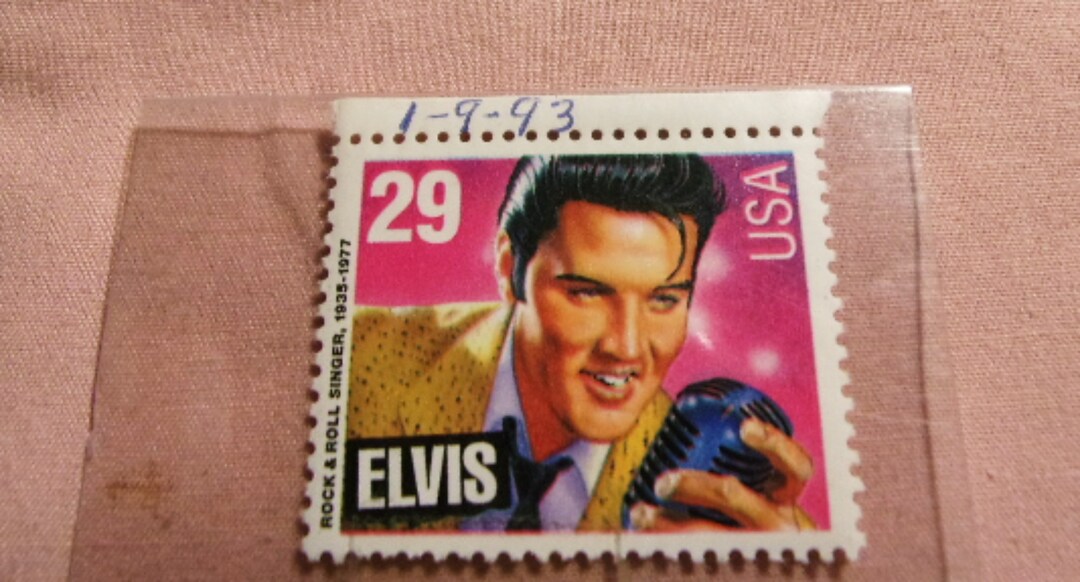 Elvis Presley 29 Cent Postage Stamp Rock & Roll - Etsy