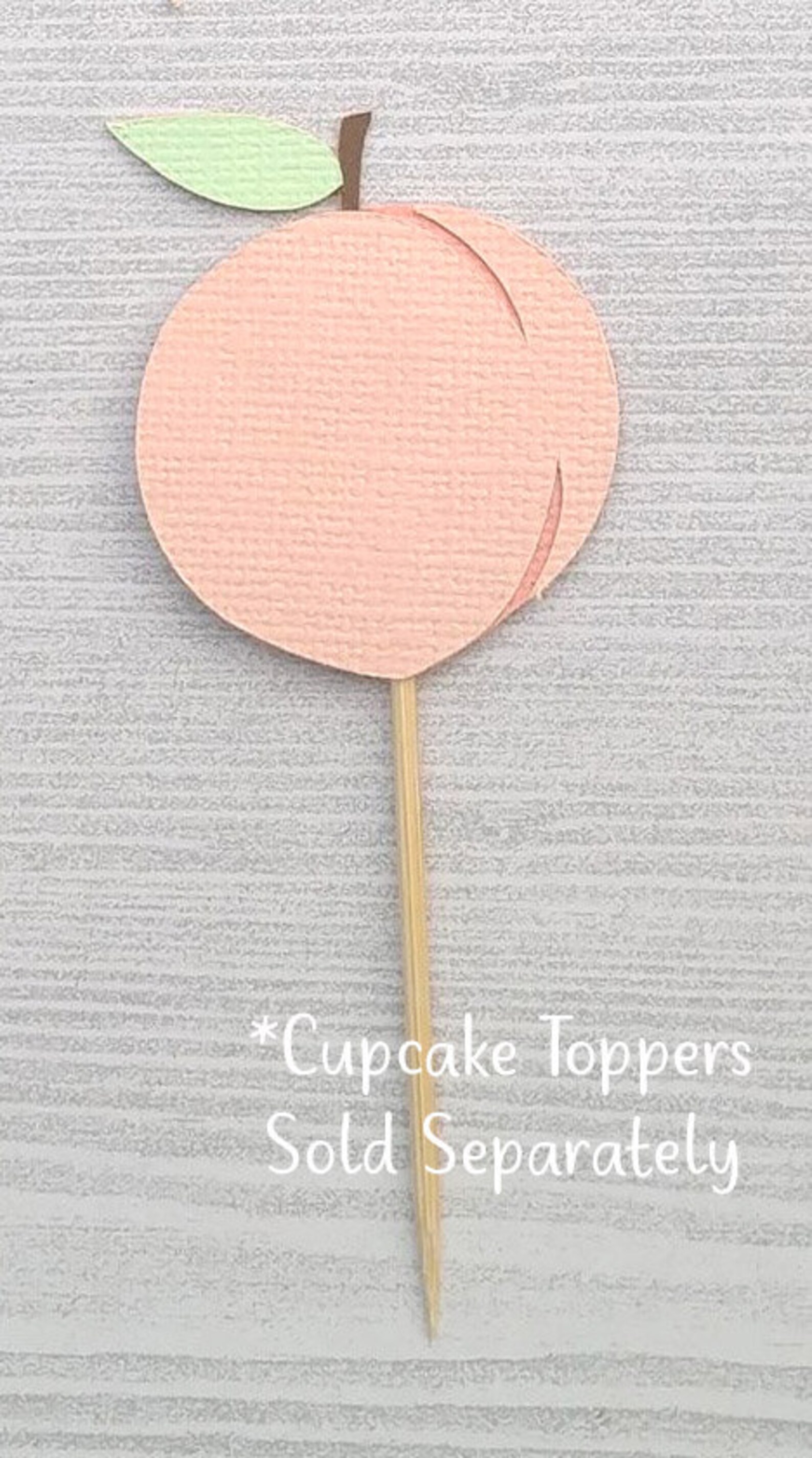 Sweet as a Peach Cake Topper Peach Birthday Party Tutti | Etsy