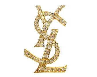 Ysl brooch | Etsy