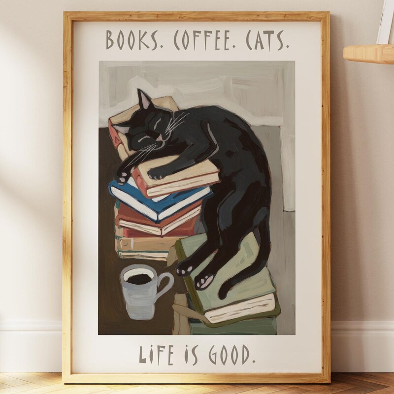Cafe Poster - Etsy