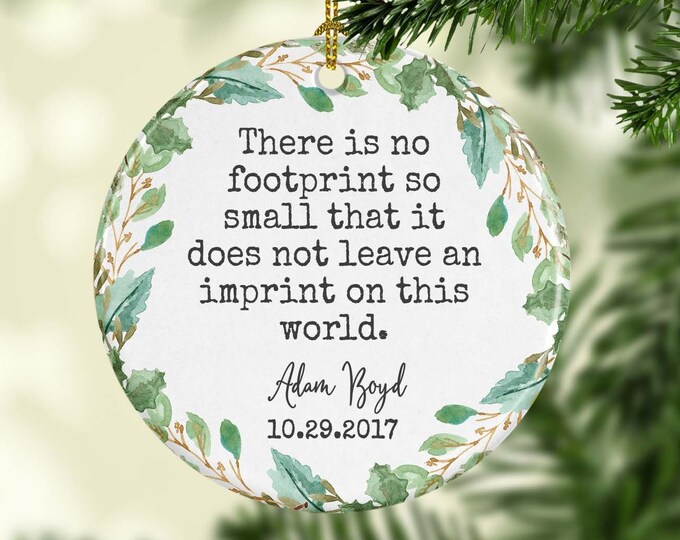 In Loving Memory at Christmas Miscarriage Child Loss Christmas Ornament ...