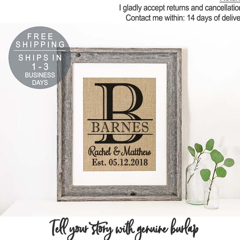 Burlap Wedding Decor - Etsy