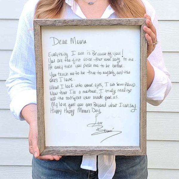 Childs Handwriting - Etsy