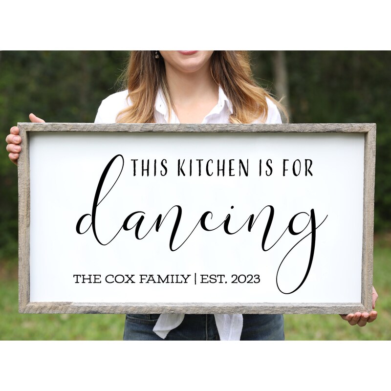 Rustic Kitchen Sign - Etsy