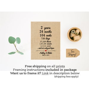 2 Years Together, 2nd Anniversary Gift for Her, Romantic Gift, 2 Year ...