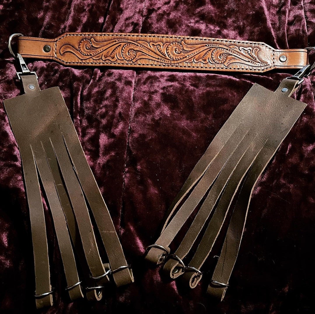 Tooled Leather Bird Strap - Etsy