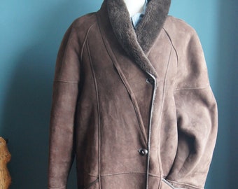 Sheepskin coat | Etsy