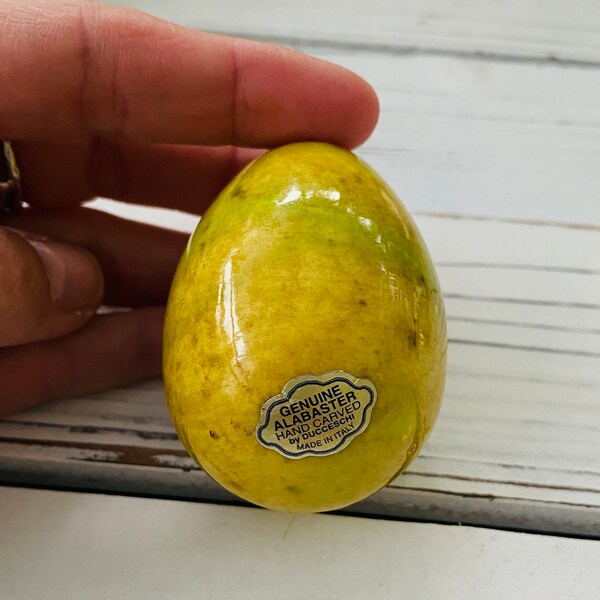 Alabaster Eggs - Etsy