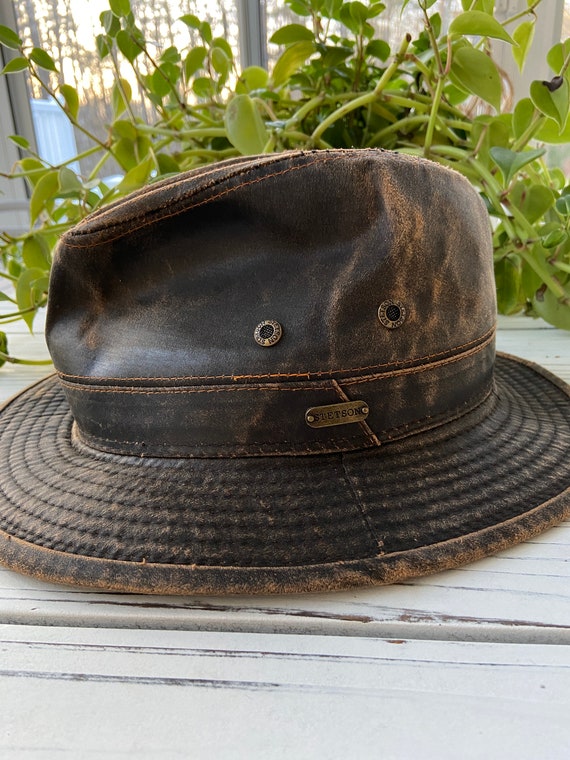 stetson vintage brown leather - Gem