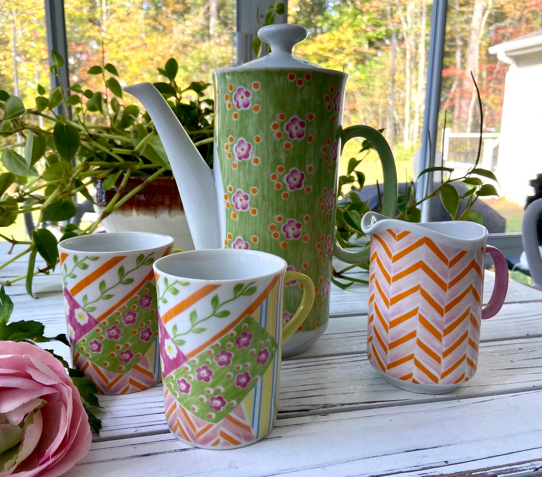 Vintage Taste Setter Tall Teapot / Coffee Set - Etsy