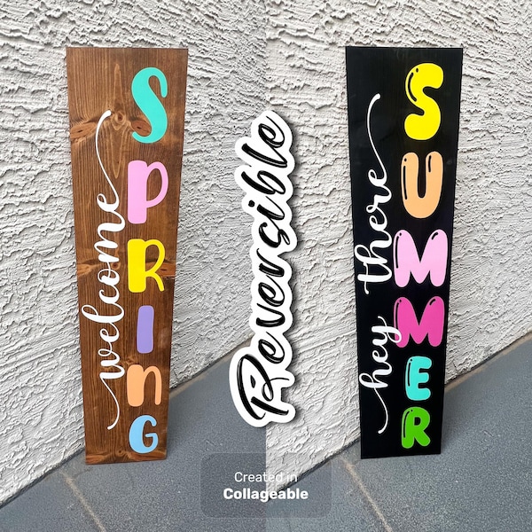 Reversible Porch Sign - Etsy