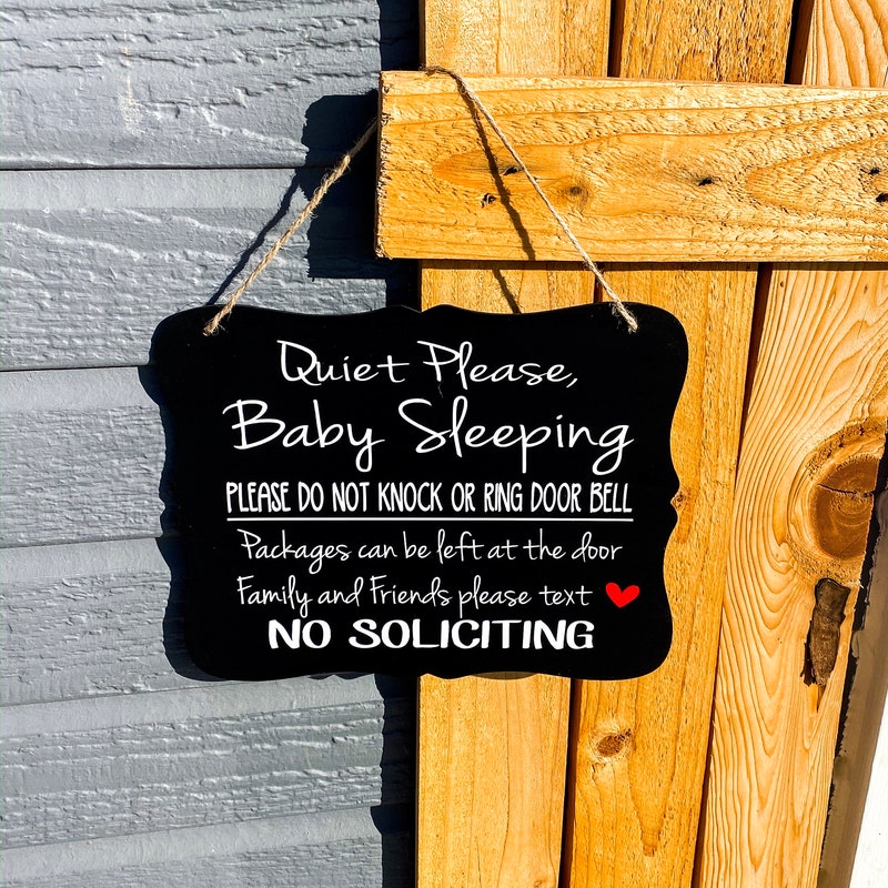 Quiet Please Sign - Etsy