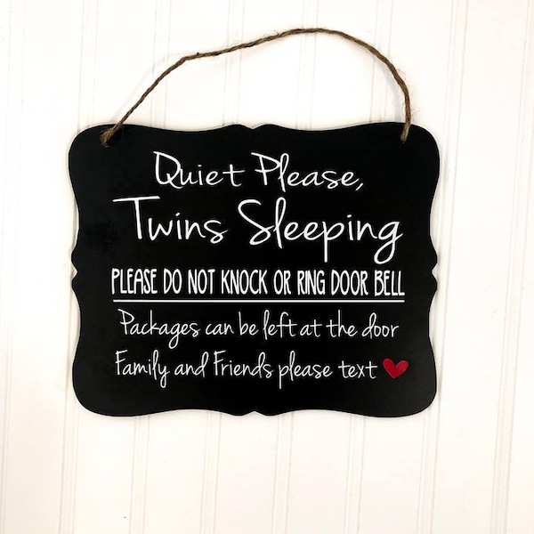 Quiet Please Sign - Etsy