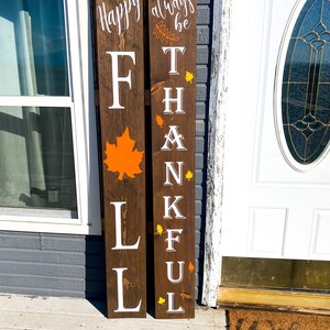 Reversible Happy Fall/happy Halloween and Always Be - Etsy