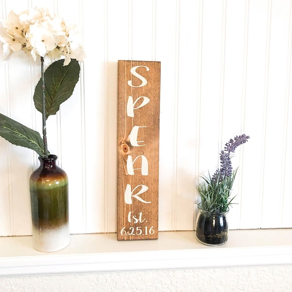 Vertical Wood Signs - Etsy