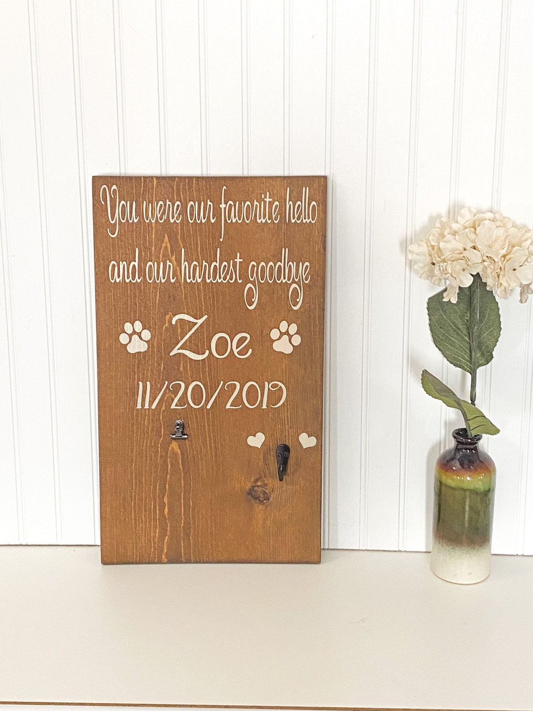 Personalized Animal Passing Sign / Remembering Lost Animal Sign ...