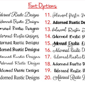 Custom Order Sign / Custom Word Sign / Personalized Sign / You Choose ...