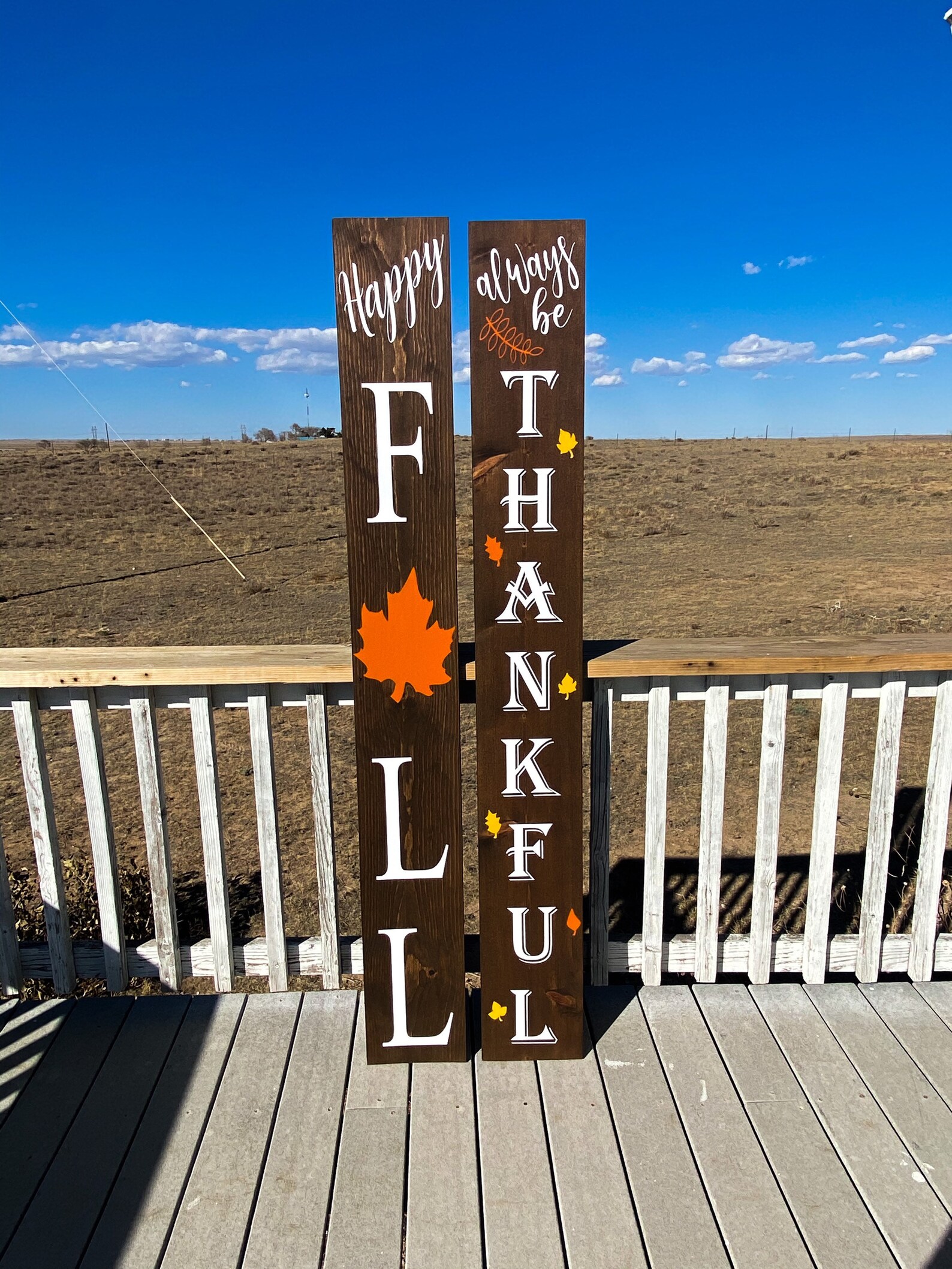 Reversible Happy Fall/happy Halloween and Always Be - Etsy