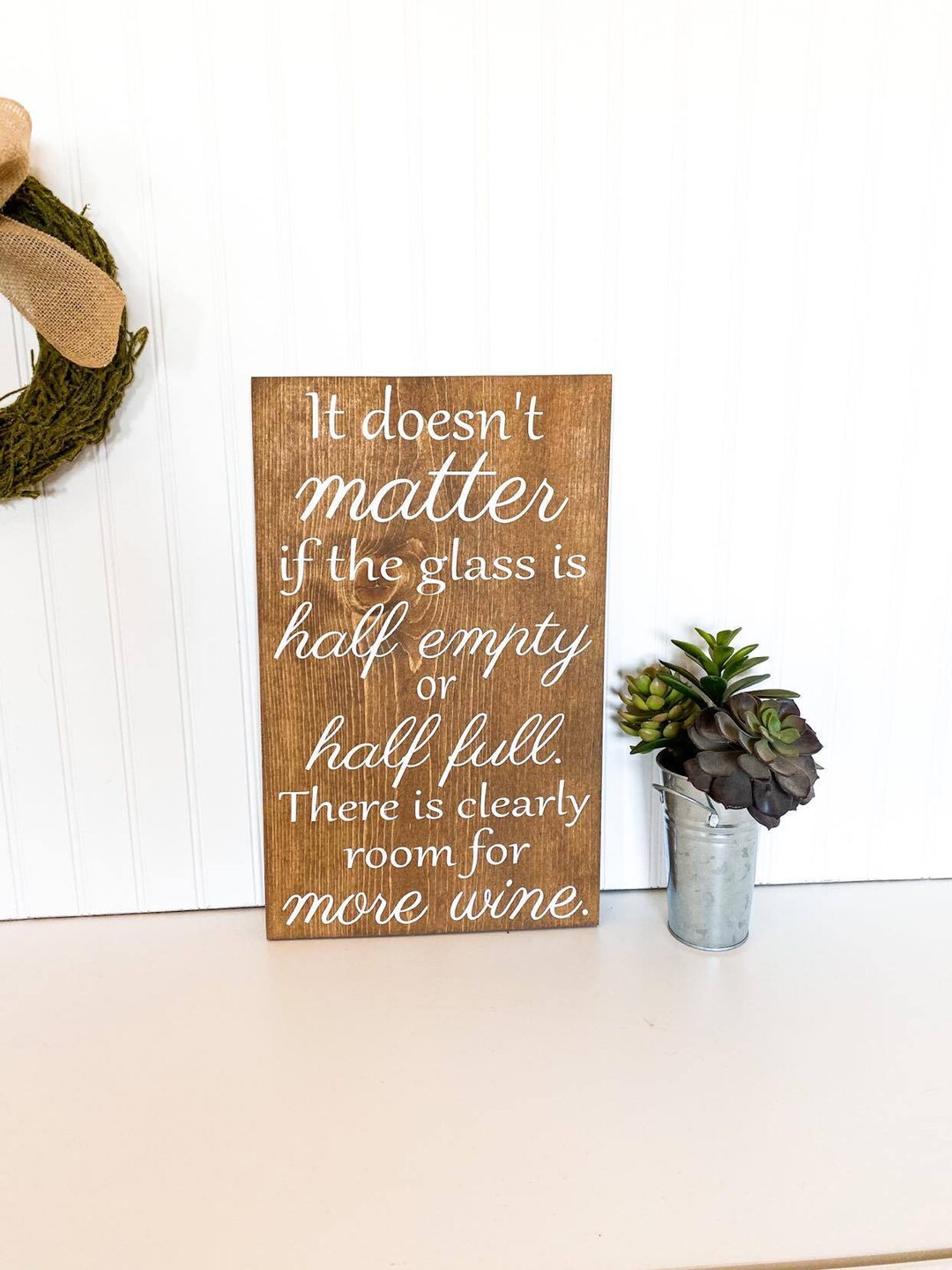 Handmade Wooden Wine Sign, Funny Kitchen Decor (11.5x17 Inches) - Etsy