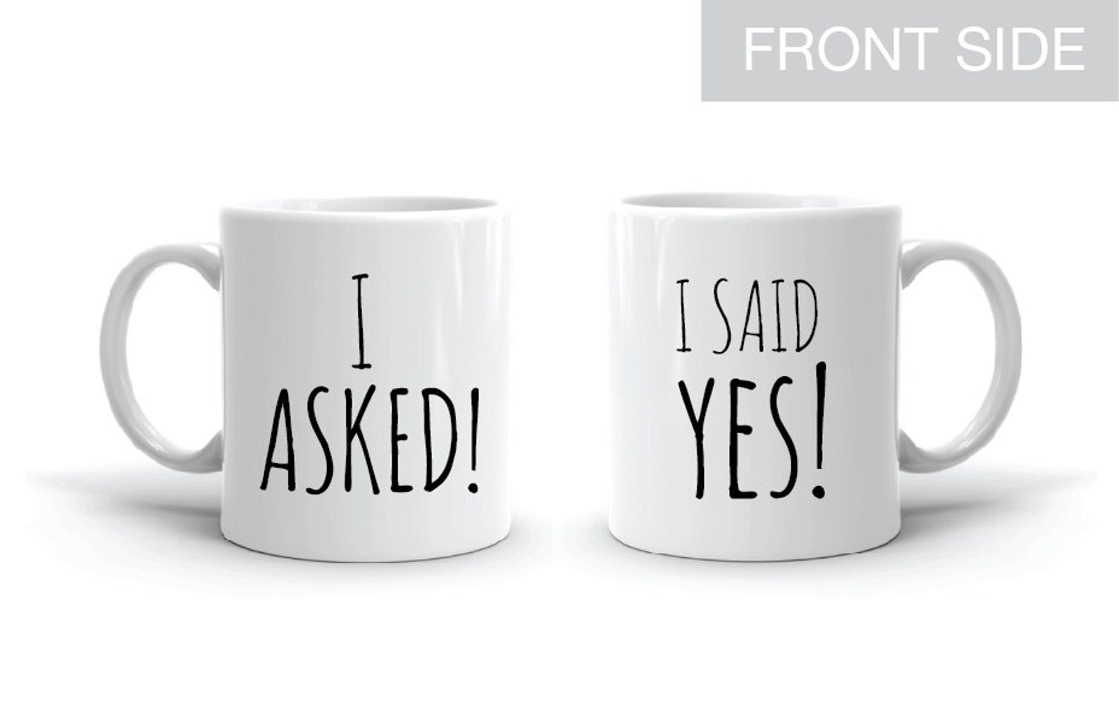 Engagement Mugs Engagement Announcement Idea Engagement | Etsy