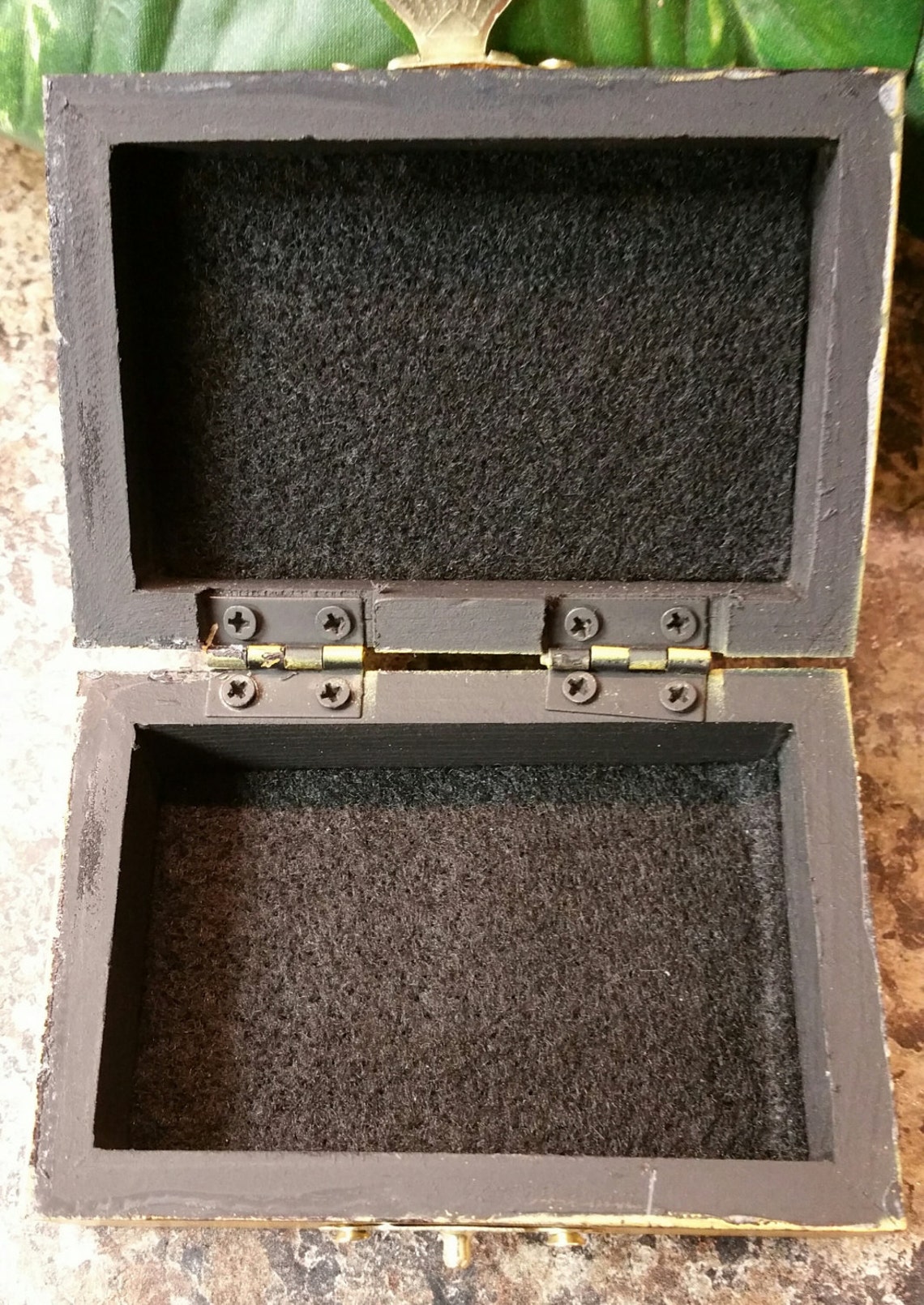 Hand Crafted Wooden Small Box beautiful Orange - Etsy