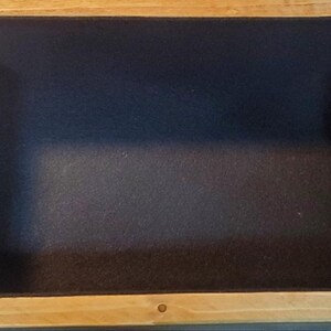 Faith Over Fear Engraved Jesus Handmade Wooden Bible Box With Blue ...